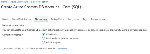 Understanding and creating Azure Cosmos DB accounts