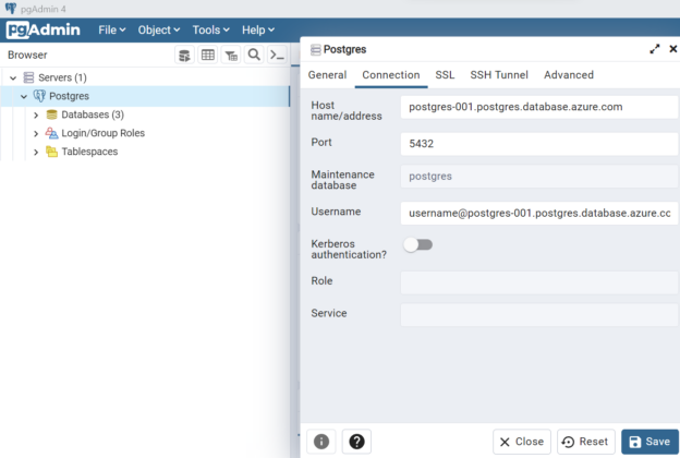 Using psql tool with Azure Database for PostgreSQL