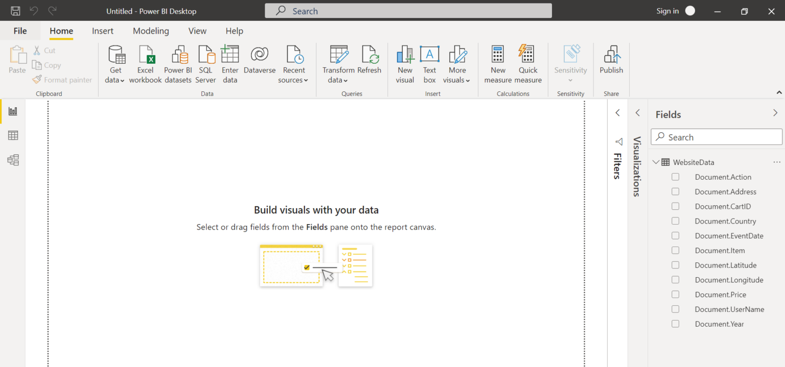 Reporting data from Azure Cosmos DB using Power BI
