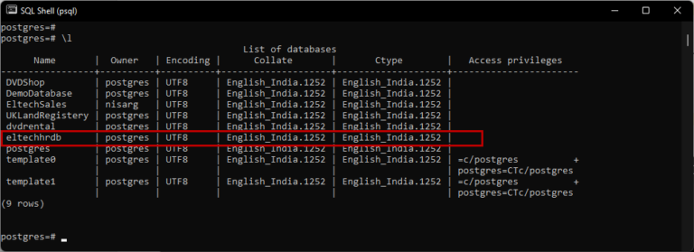 Learn PostgreSQL: Managing PostgreSQL databases
