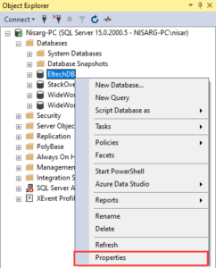 Manage FILESTREAM filegroups of SQL Databases