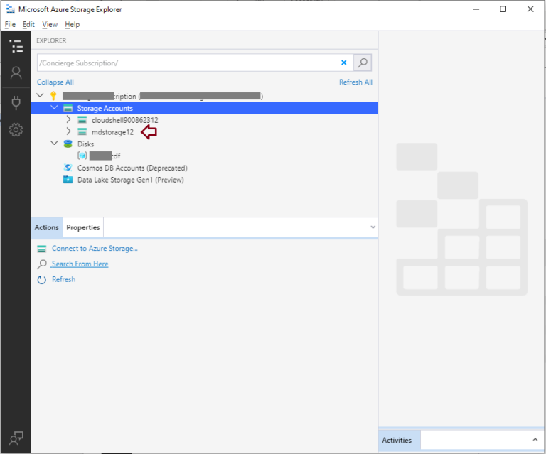 Manage Azure Blob Storage using Azure Storage Explorer