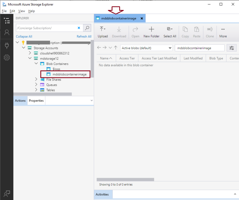 Manage Azure Blob Storage Using Azure Storage Explorer
