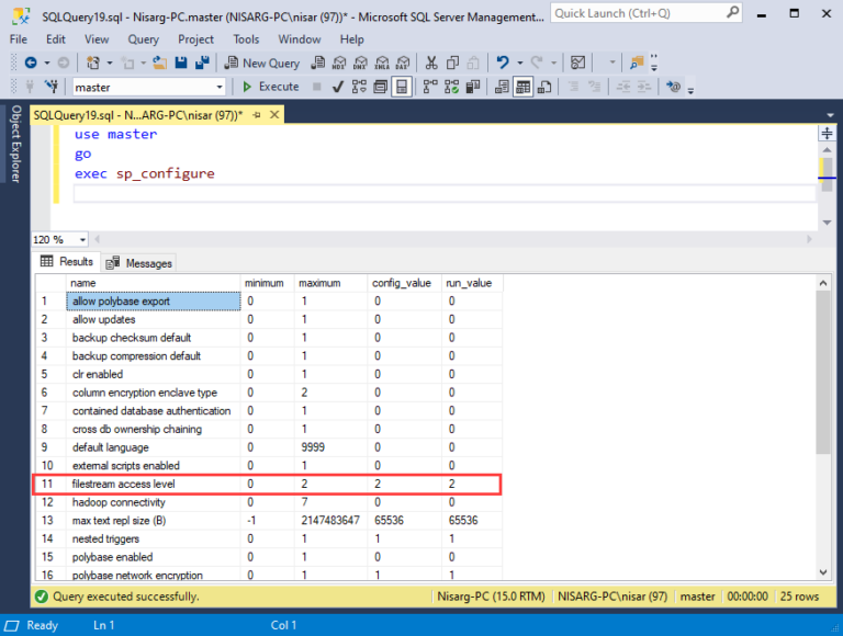 Manage Filestream Filegroups Of Sql Databases