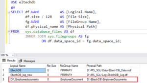 Manage FILESTREAM filegroups of SQL Databases