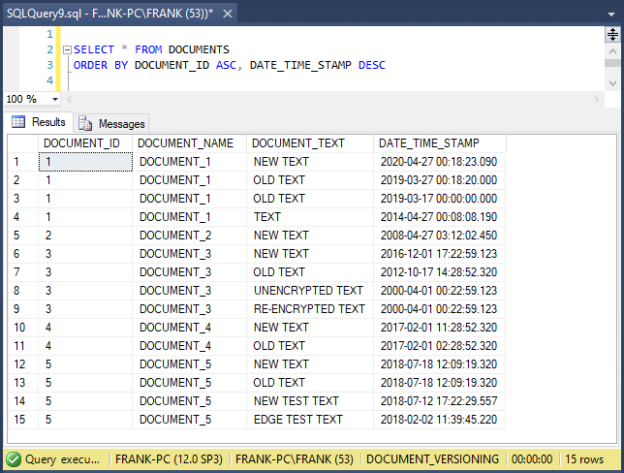 Lever the TSQL MAX/MIN/IIF functions for Pinpoint Row Pivots