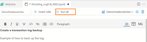 Notebook Views for SQL Notebooks in Azure Data Studio