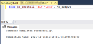 xp_cmdshell and sp_xp_cmdshell_proxy_account stored procedures in SQL Server