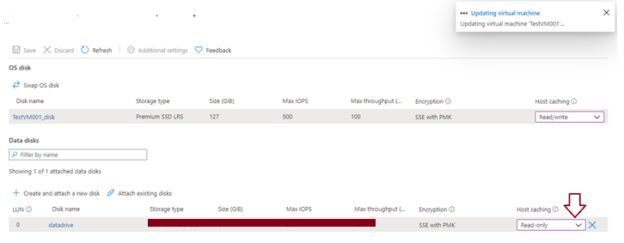 Importance Of Disk Caching In Azure Storage Disks For Sql Server Workloads