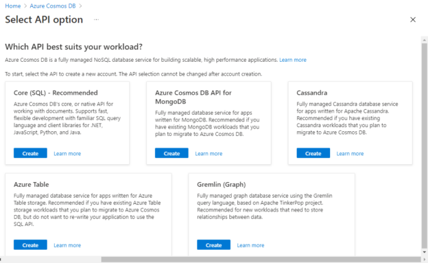 Managing Cosmos DB using Azure storage explorer