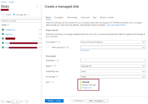 Choosing optimal Azure disk storage for SQL Server running on Azure VMs