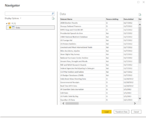 Import data using R in Power BI