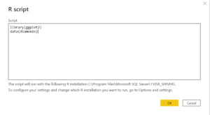 Import data using R in Power BI