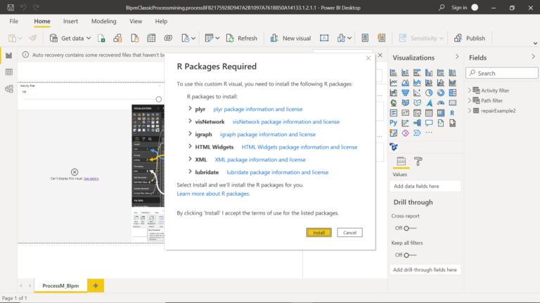 How to perform Process Mining using Power BI
