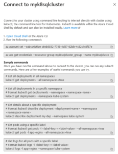 Deploy a SQL Server container using Azure Kubernetes Services (AKS)
