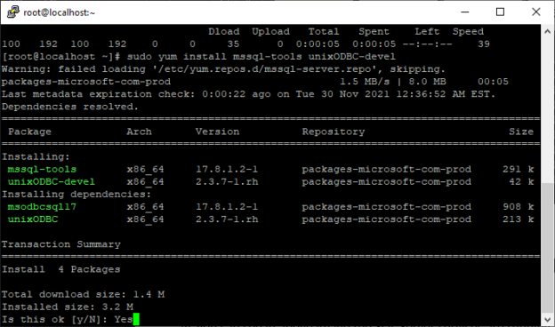 Manage Sql Databases In Centos Install Sql Server On Centos