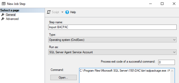 SQLPackage utility to export Azure SQL Databases