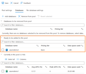 Deploy Azure SQL Elastic Pools for Azure SQL Database