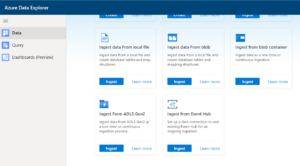 Ingesting data into Azure Synapse Data Explorer Pool