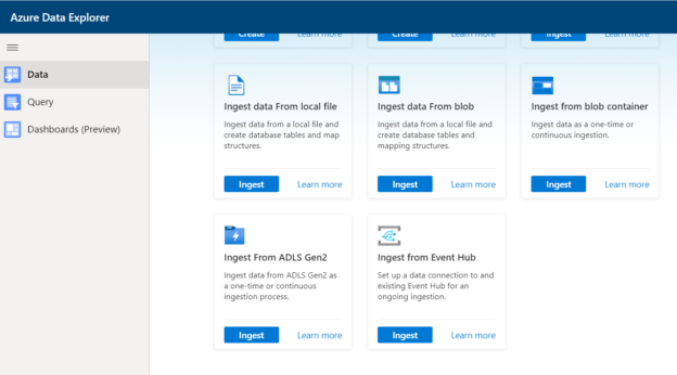 Ingesting data into Azure Synapse Data Explorer Pool