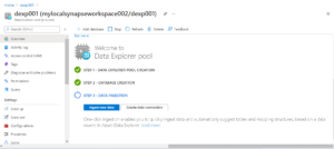 Ingesting data into Azure Synapse Data Explorer Pool