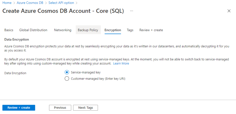How to configure periodic backup for an Azure Cosmos DB account
