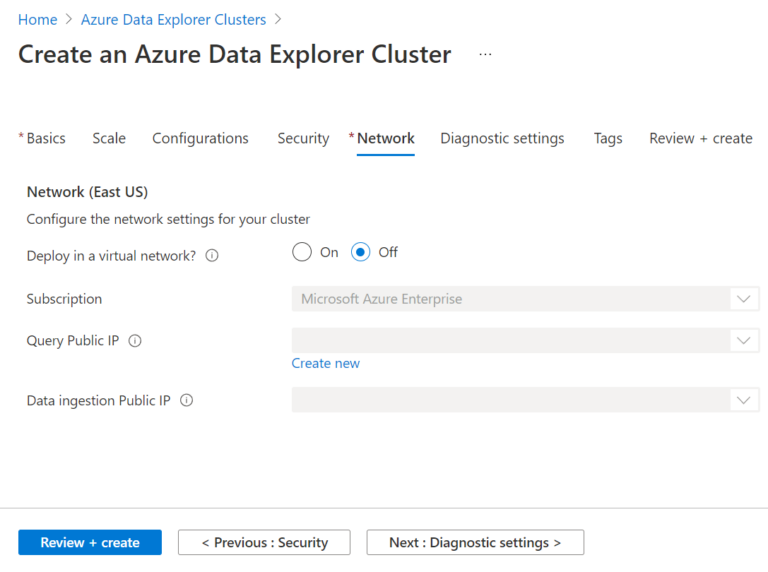 Integrating Azure Data Explorer cluster with Azure Synapse