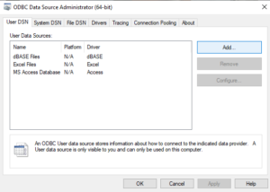 ODBC Drivers in SSIS