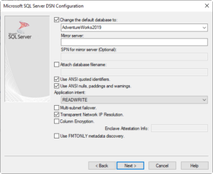 ODBC Drivers in SSIS