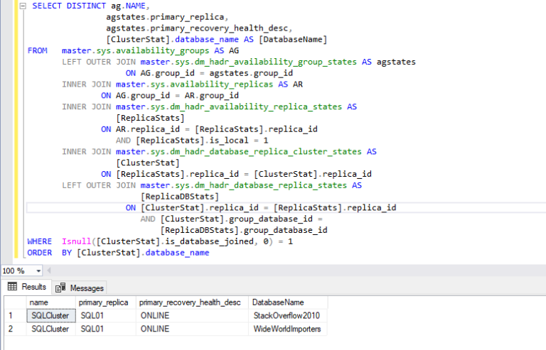 Add Sql Databases In An Existing Availability Group