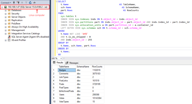 Manage SQL Databases in CentOS: Backup and Restore SQL Database