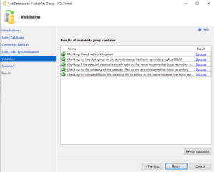 Add SQL databases in an existing availability group