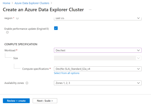 Integrating Azure Data Explorer cluster with Azure Synapse