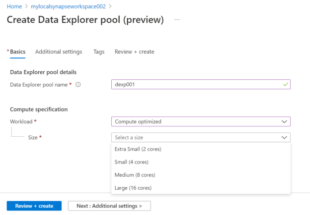 Getting started with Data Explorer pools in Azure Synapse