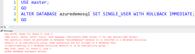 Rename on-premises SQL Server database and Azure SQL database