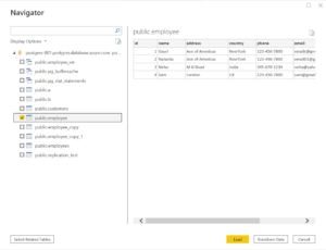 Reporting data from Azure Database for PostgreSQL using Power BI