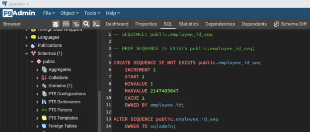 Managing Schema In Azure Database For Postgresql Using Pgadmin