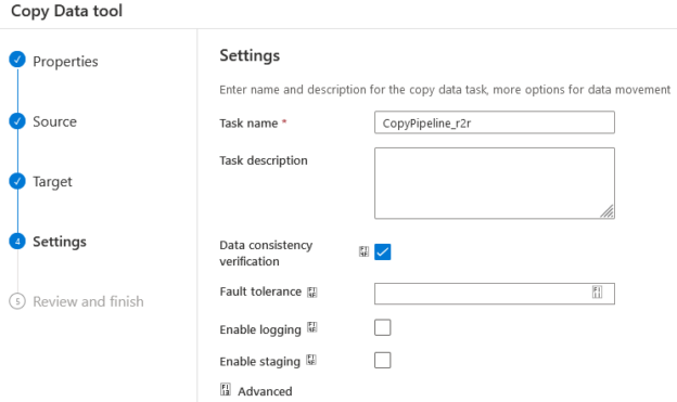 Copy data from AWS RDS SQL Server to Azure SQL Database