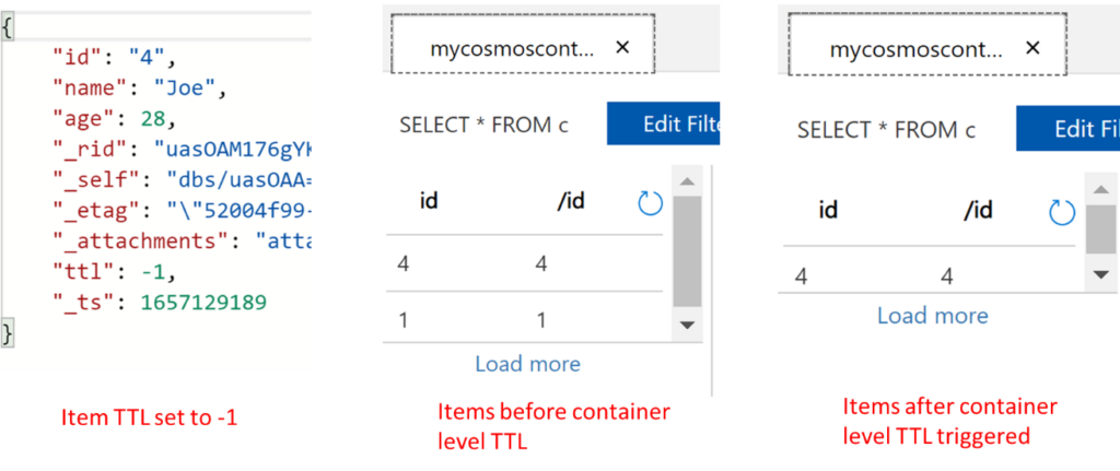 Control Retention Of Items Using Ttl In Azure Cosmos Db