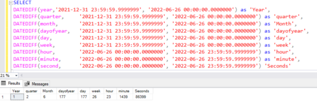 Different SQL TimeStamp functions in SQL Server