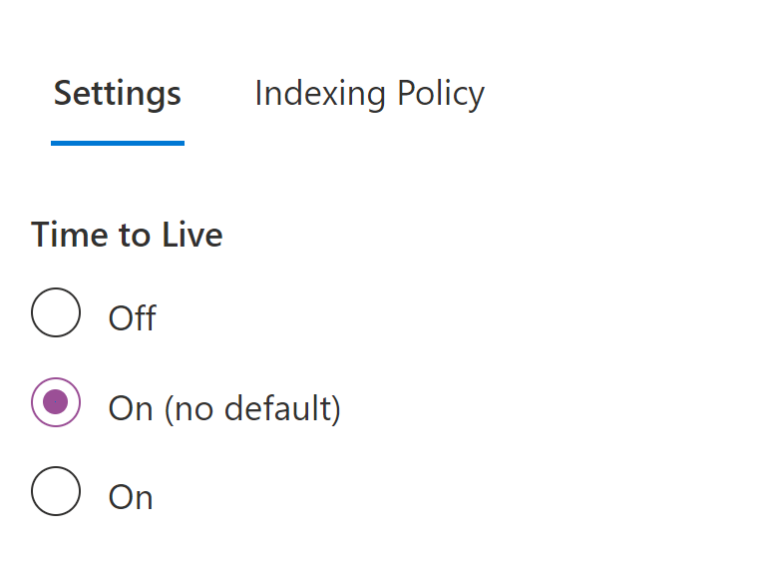 Control Retention Of Items Using Ttl In Azure Cosmos Db