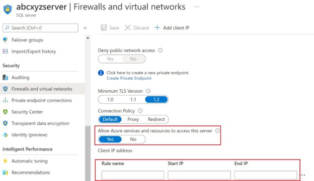 Python serverless functions to query Azure SQL DB