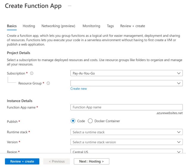Python Serverless Functions To Query Azure Sql Db