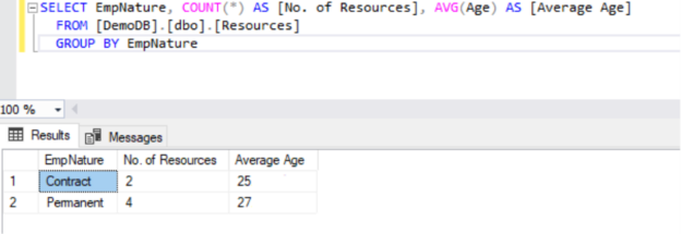 How to do a group by clause