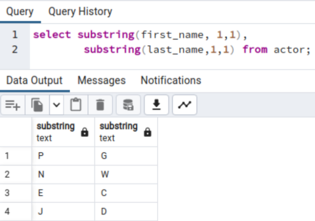 Understanding Postgresql Substring Function