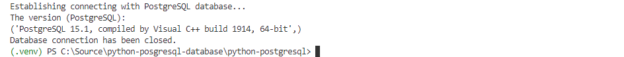 How To Create And Query The Python Postgresql Database
